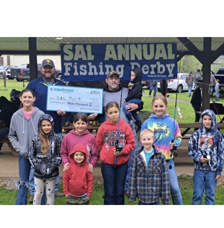 Equitrans Make Donation To Fishing Derby | News, Sports, Jobs - Wetzel ...